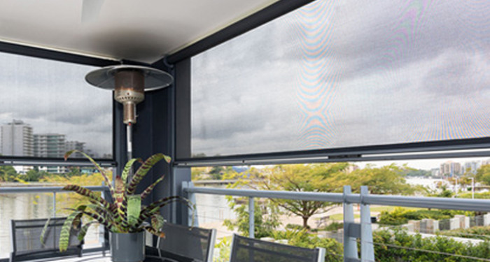 Exterior Zip Track Screens | UV Protection Outdoor Blinds